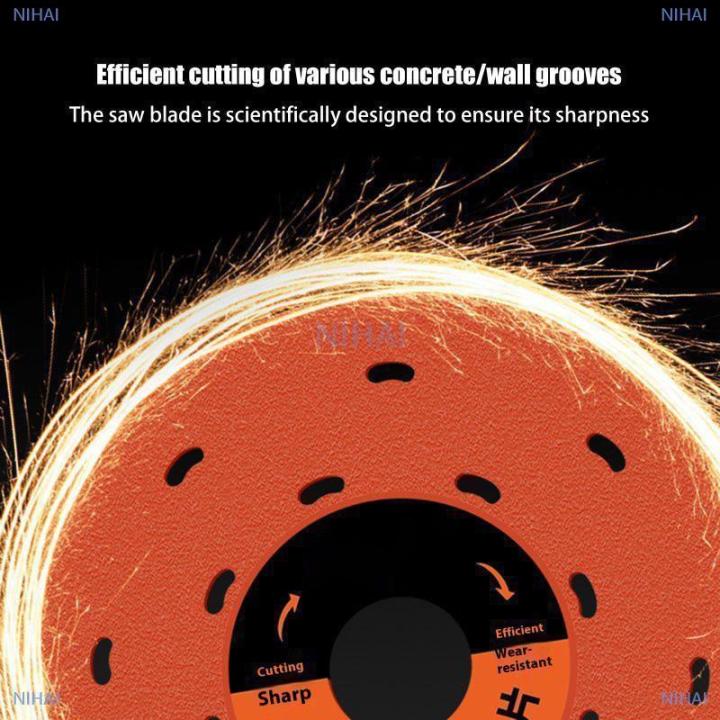 NIHAI 4inch 100mm Cutting Grinding Discs Vacuum Brazed Saw Blade Tile ...