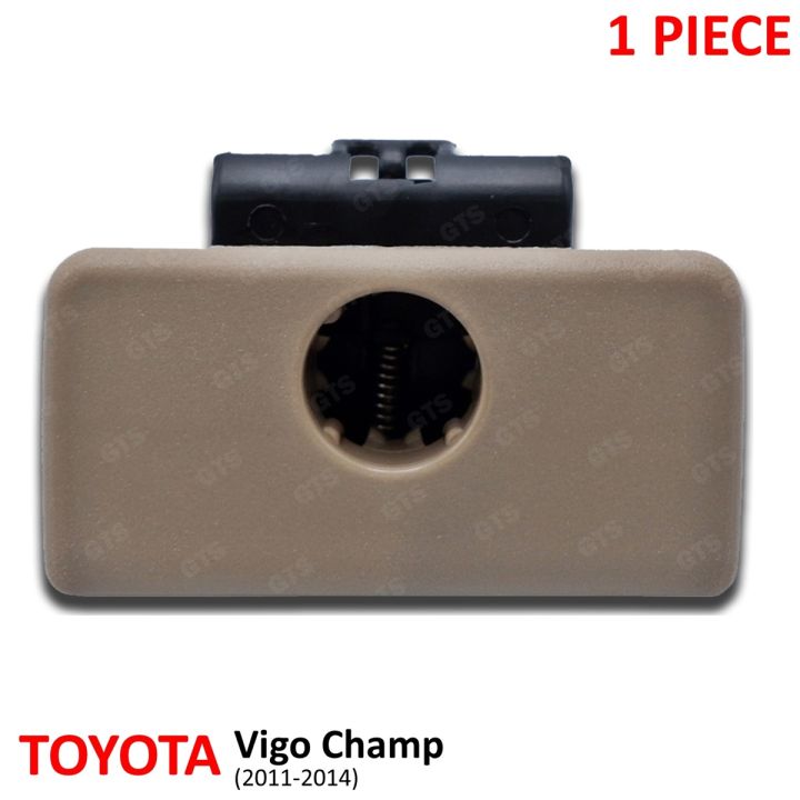 มือเปิดเก๊ะใส่ของ มือเปิดเก๊ะ สีครีม สำหรับ Toyota Hilux Vigo Champ MK6 ...