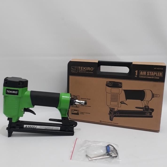 Tekiro 1022J Air nailer stapler Gun / Mesin Staples angin paku tembak ...