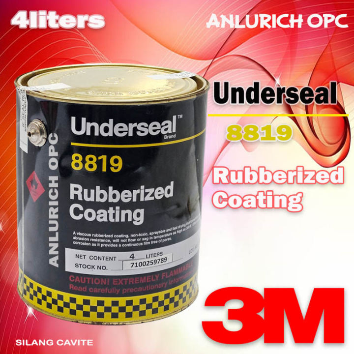3M Undercoat Rubberized UnderCoating, 4Liters (8819) | Lazada PH