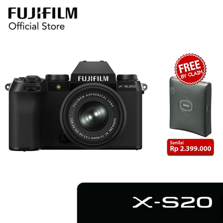Fujifilm X-S20 Kit 15-45mm f/3.5-5.6 OIS PZ | Lazada Indonesia