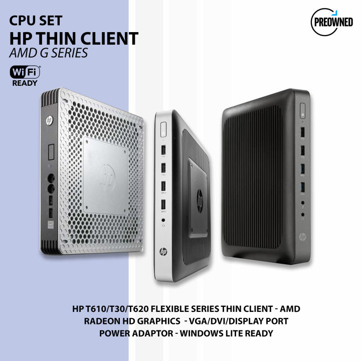 MINI Desktop CPU Only ( HP Thin Client T610 T620 T630 / AMD G Series ...