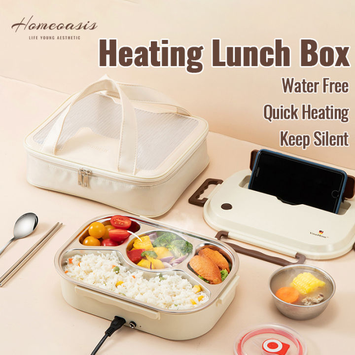 Homeoasis Portable Electric Heating Lunch Box Without Water Injection ...