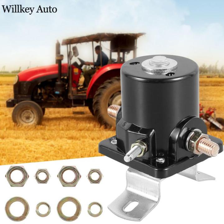 Starter Solenoid 8N11450-12V 3 Post Starter Solenoid Replacement with 4 ...