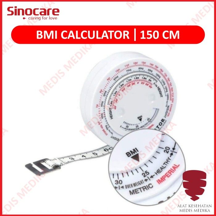 BMI Calculator Sinocare Meteran Lingkar Perut Alat Ukur Pengukur Body ...