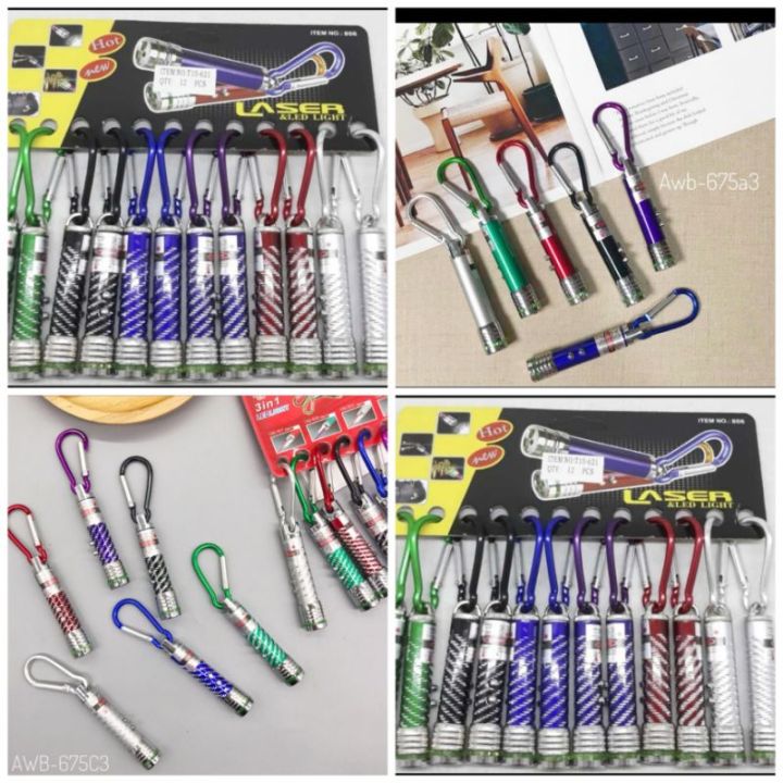 Laser ulir mainan isi 12 pcs laser led light 3 in 1 | Lazada Indonesia