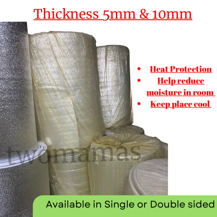 Insulation Foam Single or Double Sided Heat Insulation Foam for ceiling ...