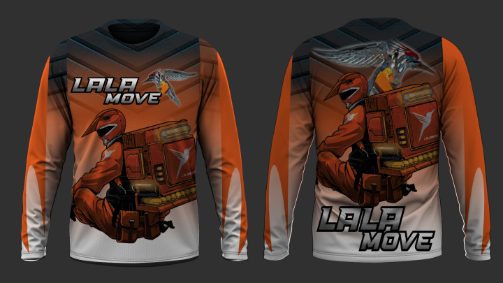 Full Sublimation Long Sleeve, Full Print, Spandex Materials, LALA MOVE ...