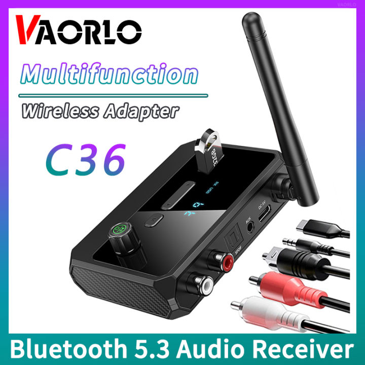 VAORLO 5.3เครื่องรับสัญญาณเสียงไร้สายบลูทูธของแท้ใหม่รองรับอะแดปเตอร์ ...