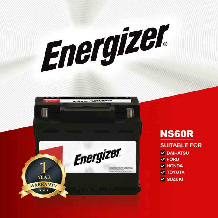Energizer Car Battery NS60R 55B24R | Lazada