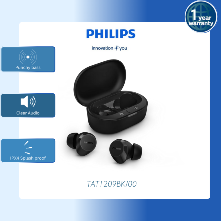 Philips True Wireless Headphones, 1 Year Warranty | Lazada Singapore