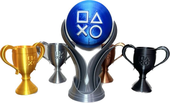 SONY PSN PS5 New Edition White Gold Cup with Gold, Silver and Copper ...