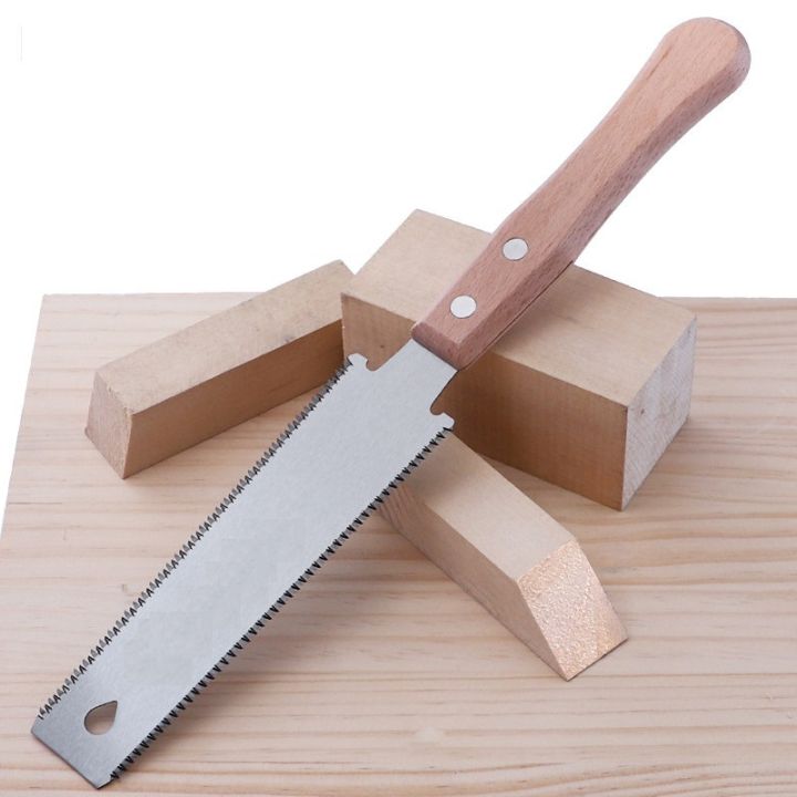 6" Woodhandle Double Edge Japanese Style Hand Saw 榉木柄双面锯 Sen Thor ...