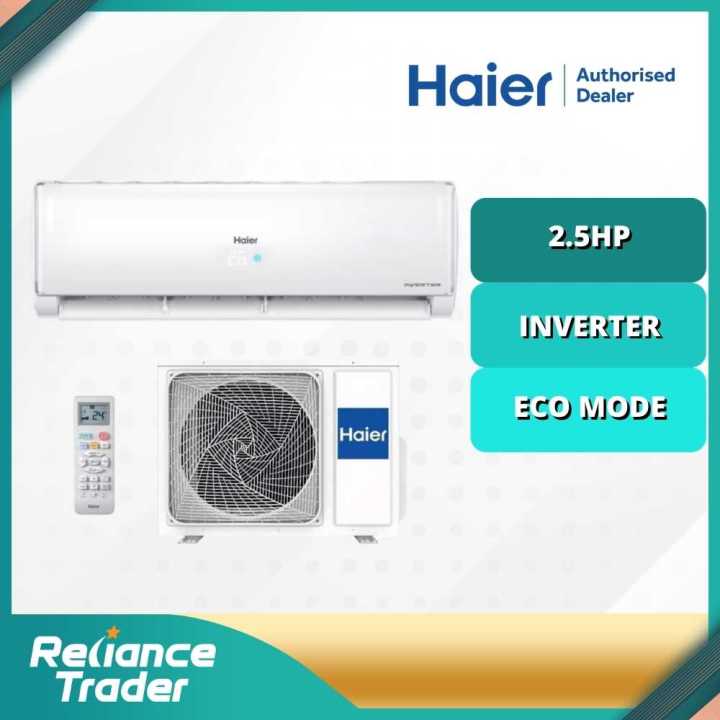 HAIER R32 INVERTER 2.5HP AIR CONDITIONER HSU-25VTH21 | Lazada