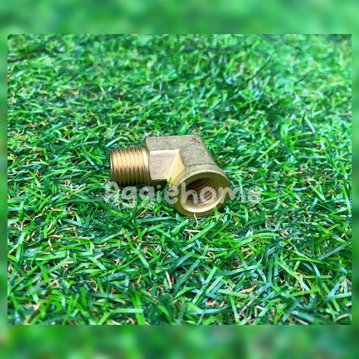 TREETOOLS ข้องอเกลียวนอก-ในทองเหลือง รุ่น 2หุน/6mm./1/4 68025 ข้อต่องอ ทองเหลือง เกลียวนอก-ใน ...