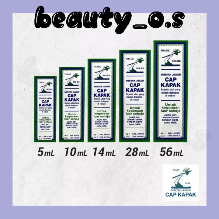 Cap Kapak Minyak Angin 5ml/10ml/14ml/56ml | Lazada