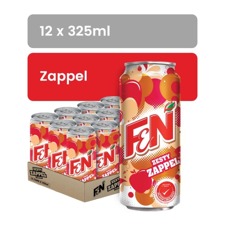 F&N Fun Flavours Zappel 325ml x 12Cans (1 Carton) | Lazada