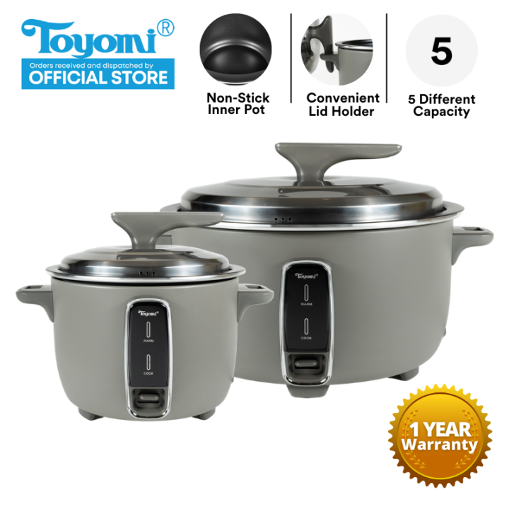 TOYOMI 3.6L Commercial Rice Cooker TRC 3600/ 4200/ 5600/ 8500/ 12000 ...