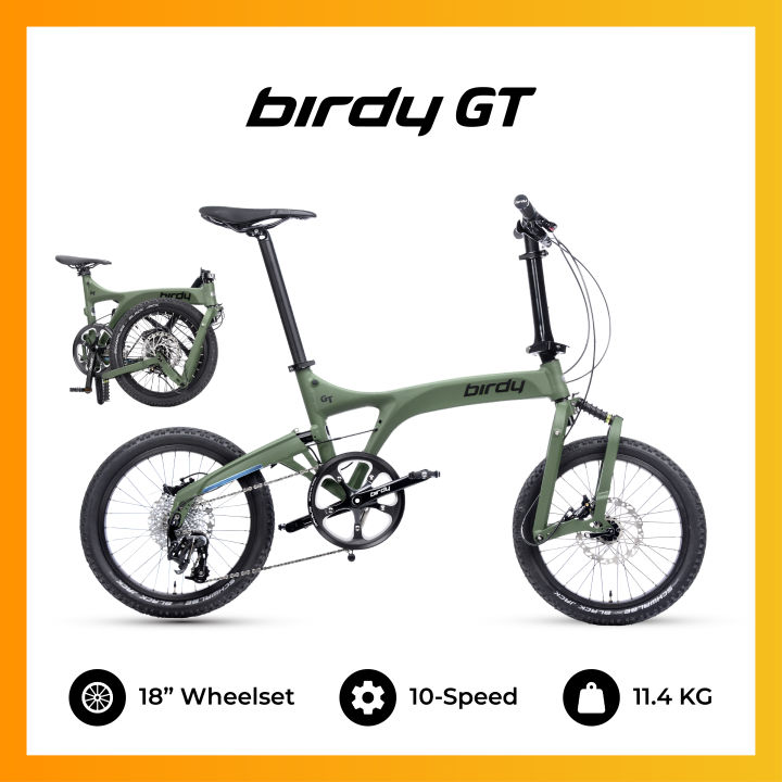 Birdy GT | SRAM X5 10-Speed | จักรยานพับได้ประสิทธิภาพ | Lazada.co.th