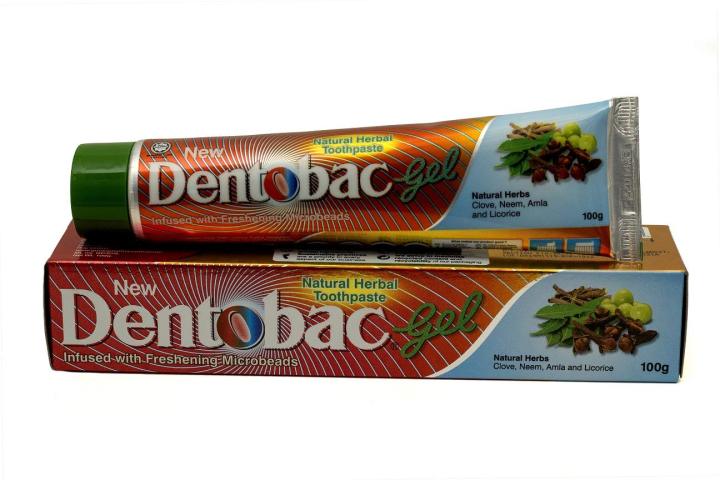 Dentobac Gel Natural Herbal Toothpaste Infused with Refreshing ...