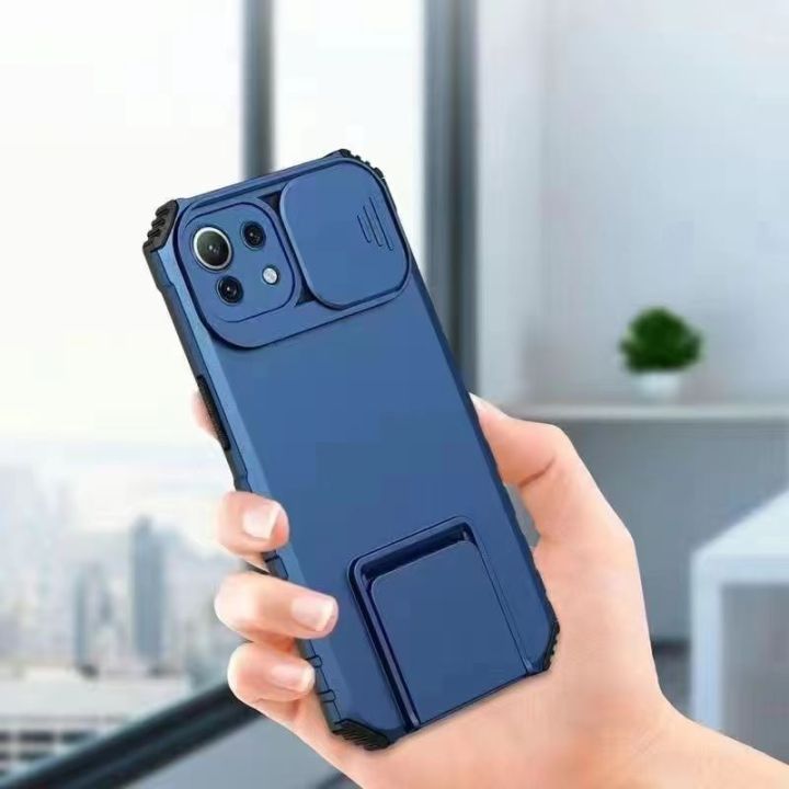 03 [ส่งจากไทย] เคสหุ่นยนต์ เคสสไลด์กล้อง Case Oppo Realme 9i Realme C1 C2 C3 C11 C12 C15 C17 C20 ...