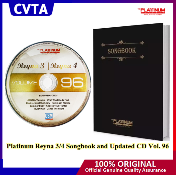 Platinum Reyna 3 Songbook + Songlist + Updated CD (Vol.96 ) | Lazada PH