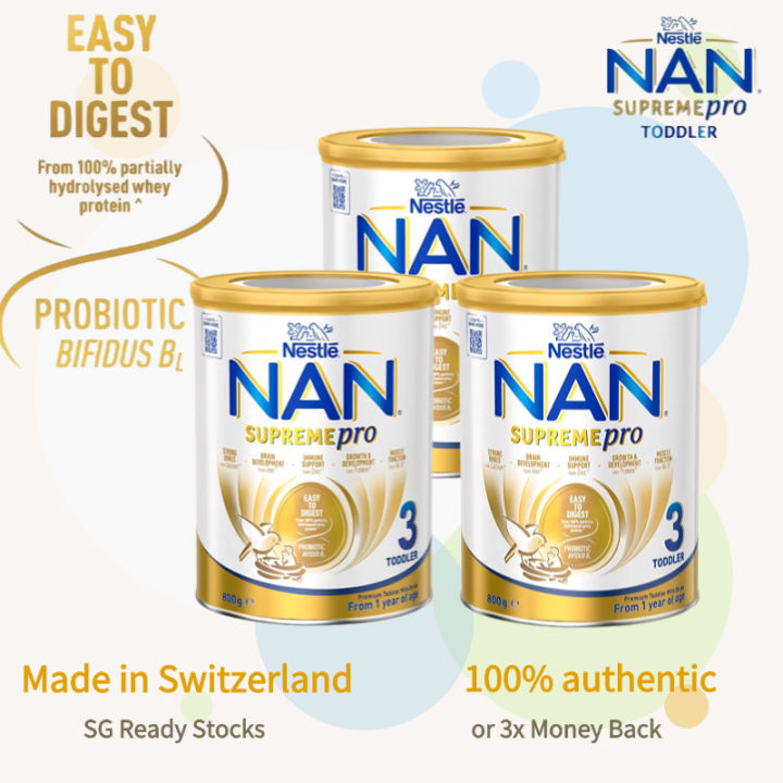 Nestle NAN Supremepro 3 Supreme PRO3 HA3 - 800g 【SG ready stock】Made in ...