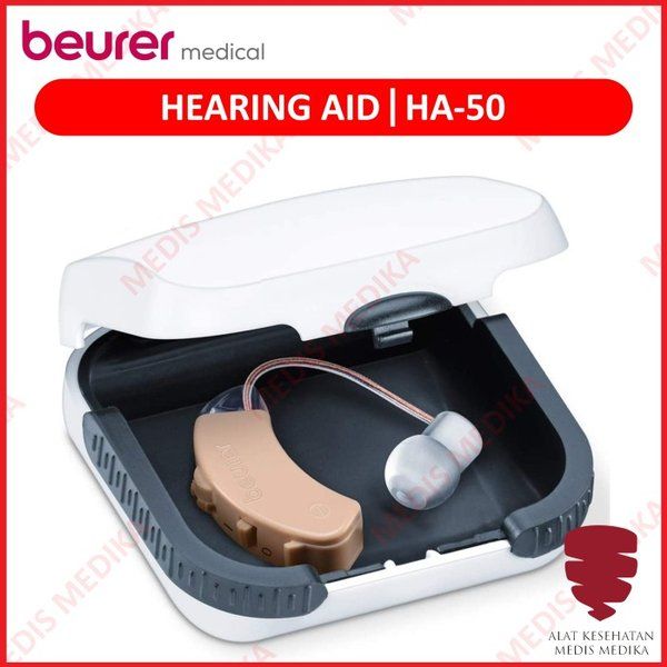 Hearing Aid HA 50 Beurer Alat Bantu Dengar Pendengaran Lansia Manula Anak Centel Cantol Mini ...