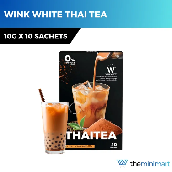 Wink White Thai Tea 10g x 10 Sachets – Dietary Supplement, Authentic ...
