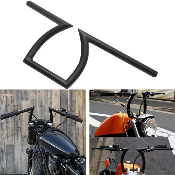 Motorcycle Universal 7/8" 22MM 1" 25MM Drag Handlebars Z Bars Ape ...