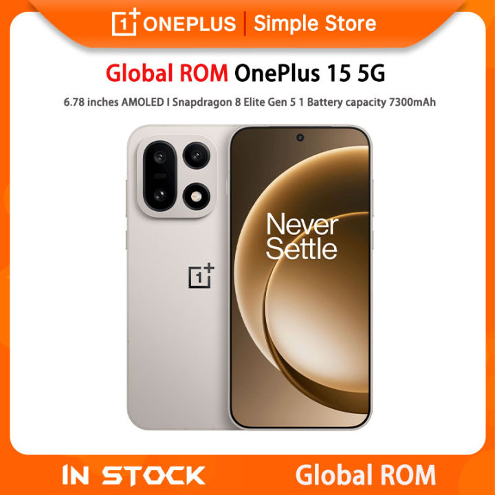 OnePlus 15 Global ROM OxygenOS Unlocked 5G Mobile Phone Snapdragon 8 ...
