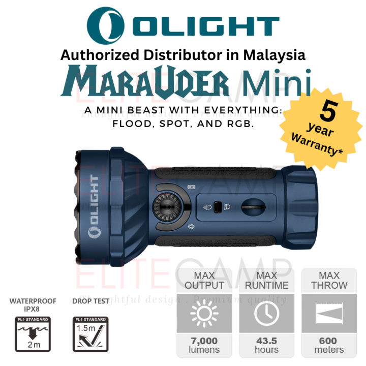 Olight Marauder Mini Search and Rescue Camping Hiking Emergency ...