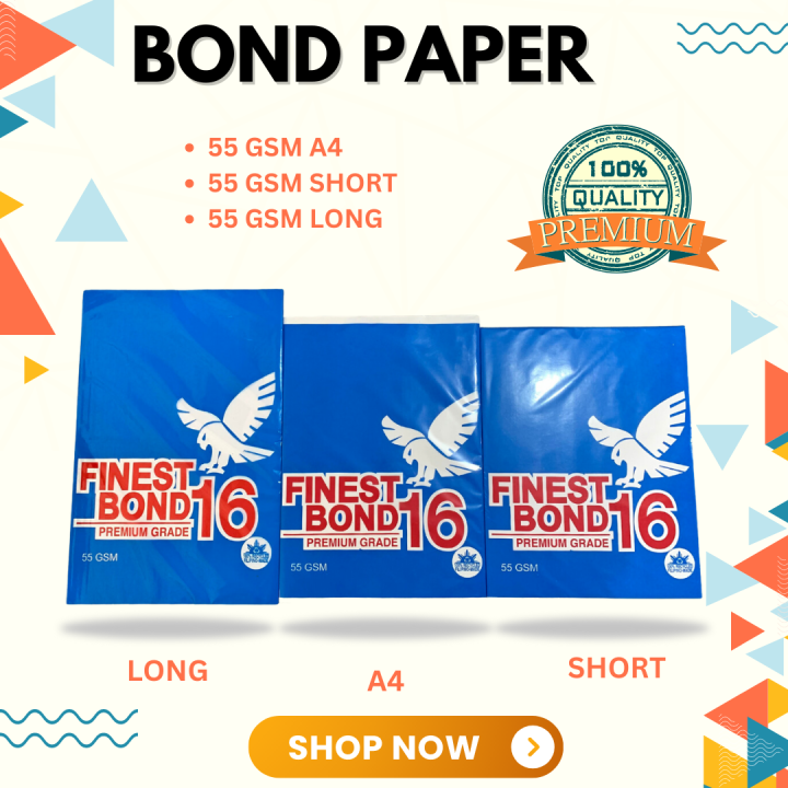 High Quality Yet Very Affordable 100% Premium Grade Finest Bond Paper ...