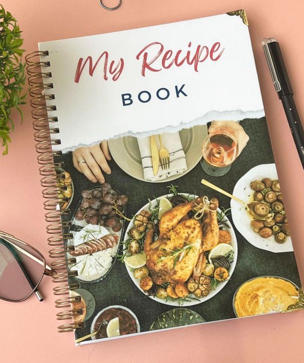 Hardbound My Recipe Book Menu Journal Notebook Food | Lazada PH
