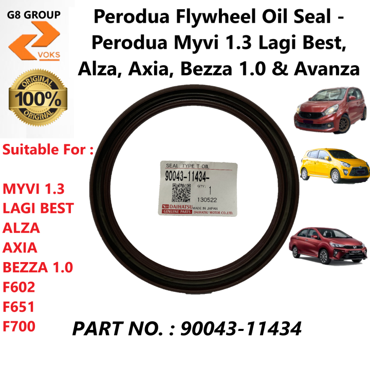 Perodua Flywheel Oil Seal - Perodua Myvi 1.3 Lagi Best, Alza, Axia ... Perodua Flywheel Oil Seal - Perodua Myvi 1.3 Lagi Best, Alza, Axia ...