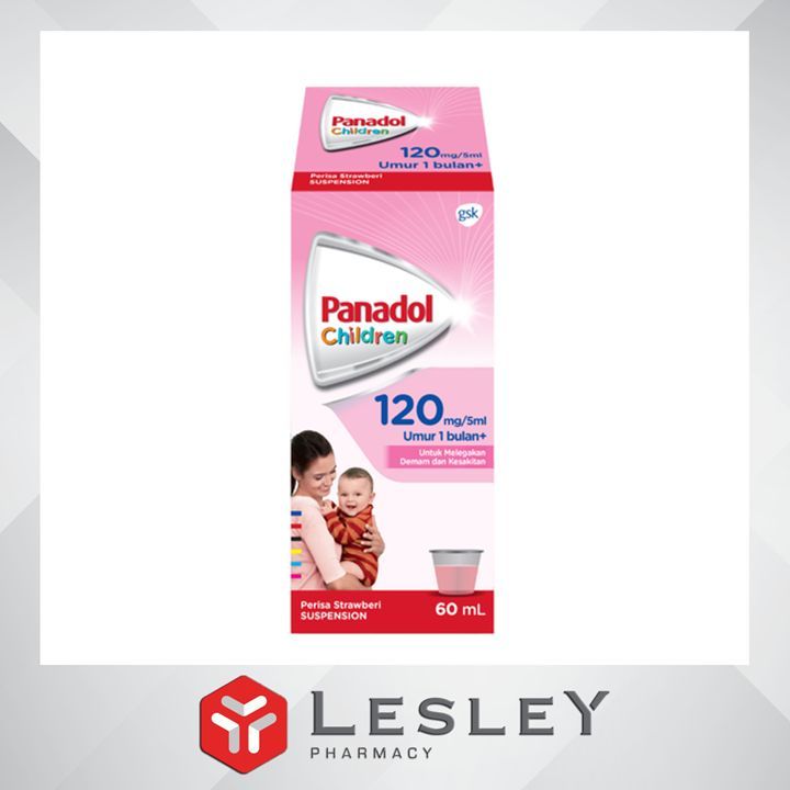 Panadol Children Suspension 120mg/5ml (Strawberry) 60ml | Lazada