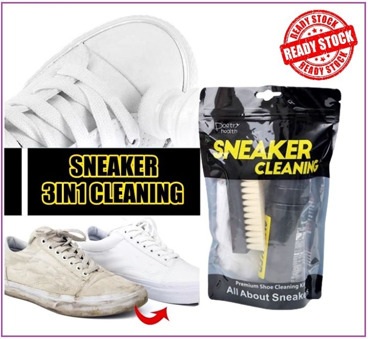 Sneaker Cleaner Cleaning Set Ingredients Formula Shoe CLeaner Cleaning ...
