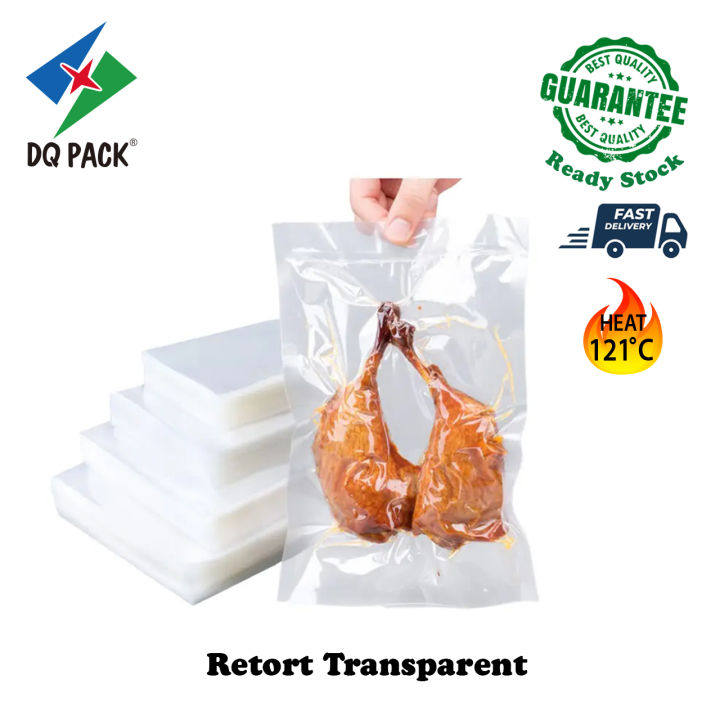 30pcs Transparent Retort Pouch Bag/Sambal/Paste/Sauce Plastic Clear ...