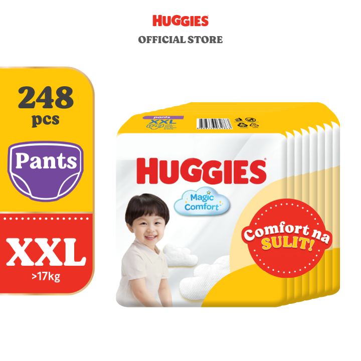 Huggies Magic Comfort Pants XXL - 31 pcs x 8 packs (248 pcs) | Lazada PH
