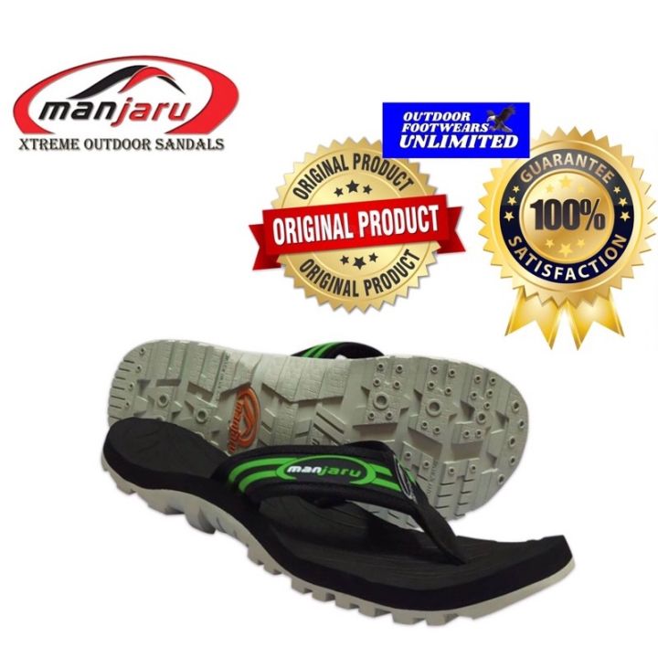 MANJARU DRIFTER EXTREME SLIPPERS (GREEN/BLACK) | Lazada PH