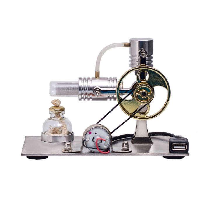 Stirling engine generator physics experiment science science make small ...