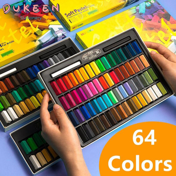 DUKEEN Korea Mungyo Soft Pastel Drawing Art Pastel 24/32/48/64 Colors ...