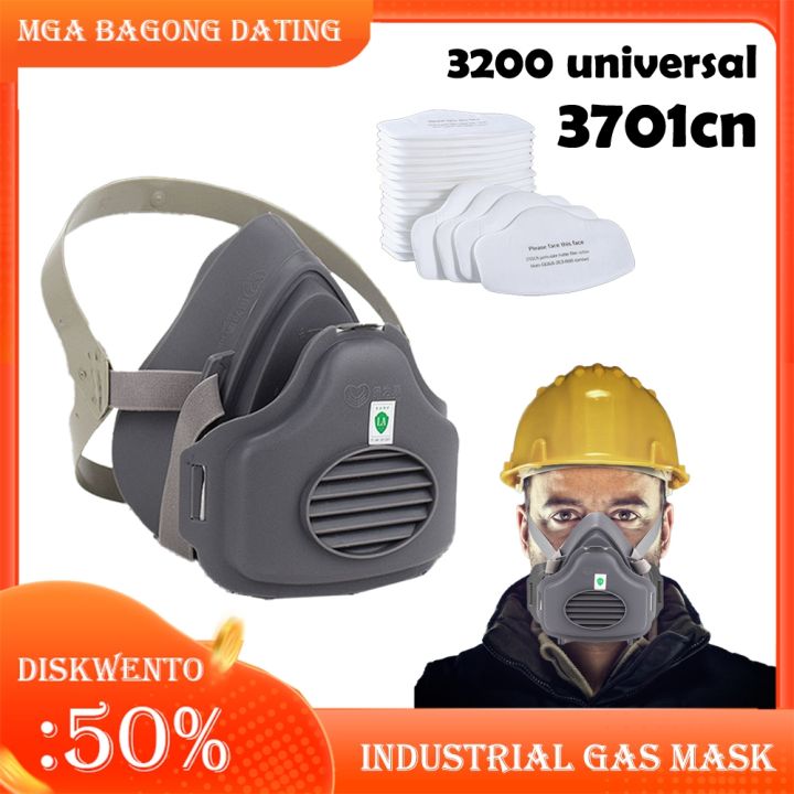 3M 3200 Mask Dust Gas Mask Respirator Accessory Parts,Industrial Gas ...