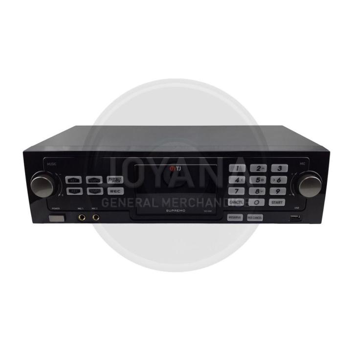 TJ Media TKR-306 Supremo Karaoke (Black) | Lazada PH