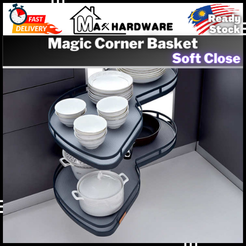 Magic Corner Basket ( 900MM - 1000MM) ( Left / Right ) Swivel Basket ...