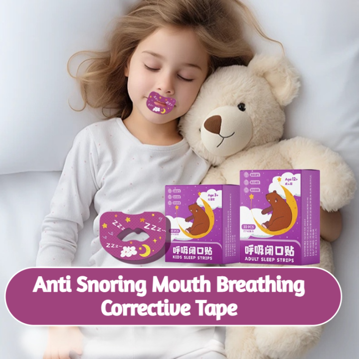 Adult Mouth Breathing Correction Tape Anti Snoring Effective Mouth Closure Sleeping Aid For ...