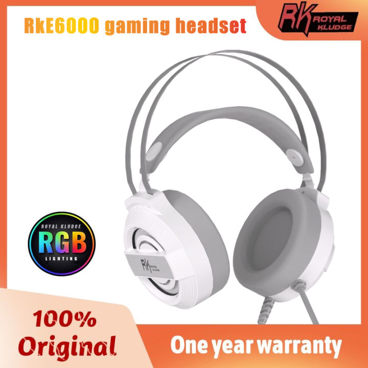 Royal Kludge RK Computer Cute LED RGB Wired Gamer Cat Ear Gaming ...