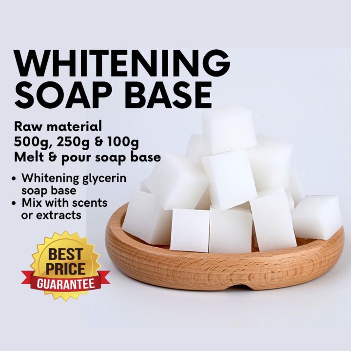 PREMIUM ESSENTIALS WHITENING GLYCERIN SOAP BASE (500g,250g,100g) MELT ...
