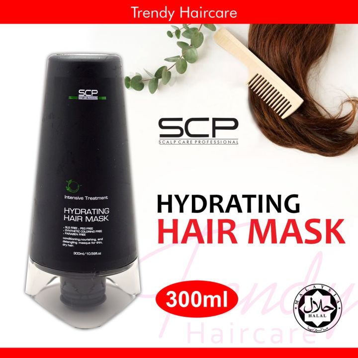 SCP HYDRATING HAIR MASK 300ML (INTENSIVE TREAMENT) | Lazada