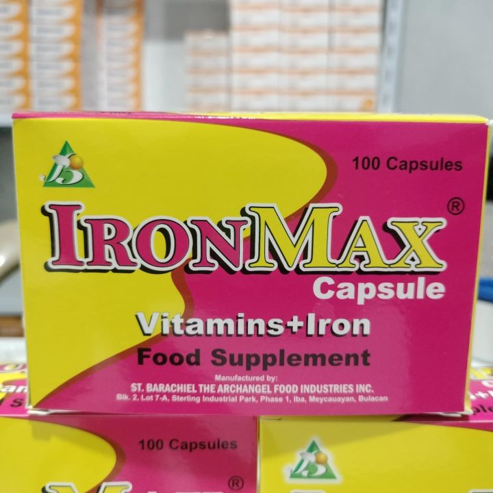 IRONMAX CAPSULE VITAMIN+IRON 100'S | Lazada PH